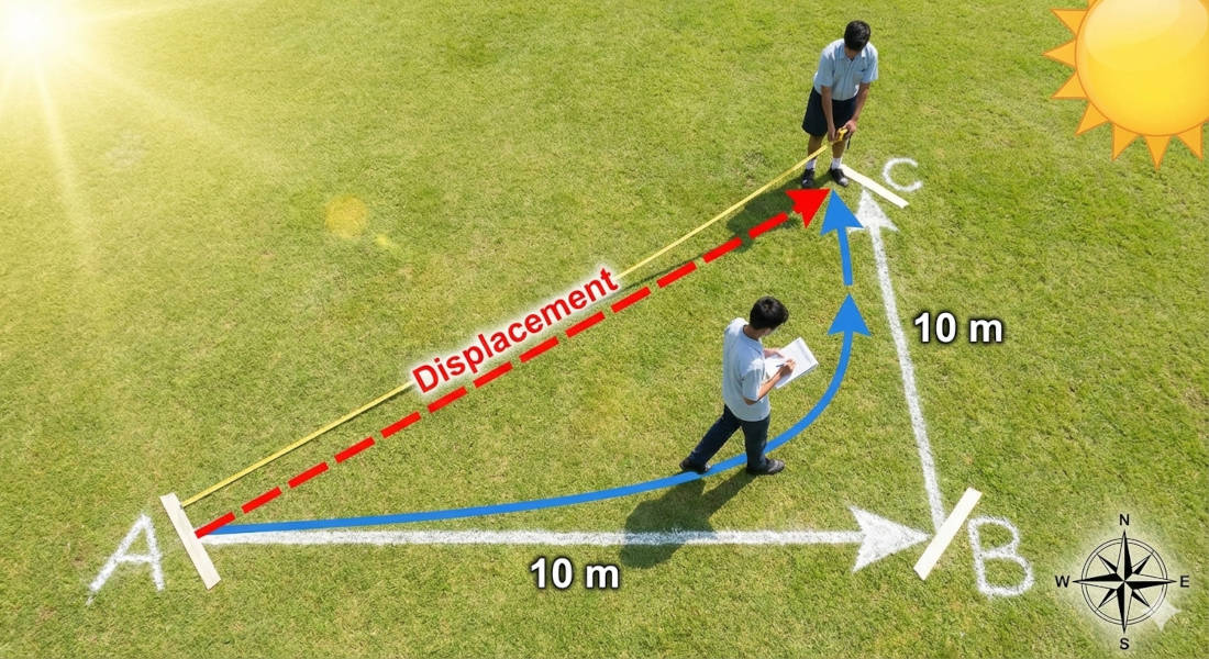 Distance and Displacement